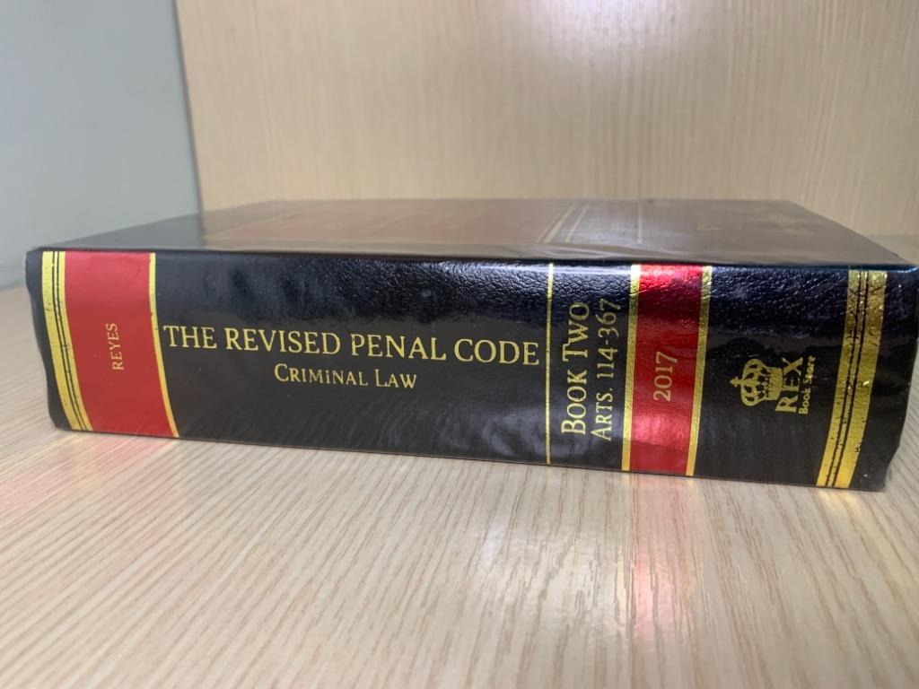 Book 2 The Revised Penal Code by Luis B. Reyes, Hobbies & Toys, Books ...