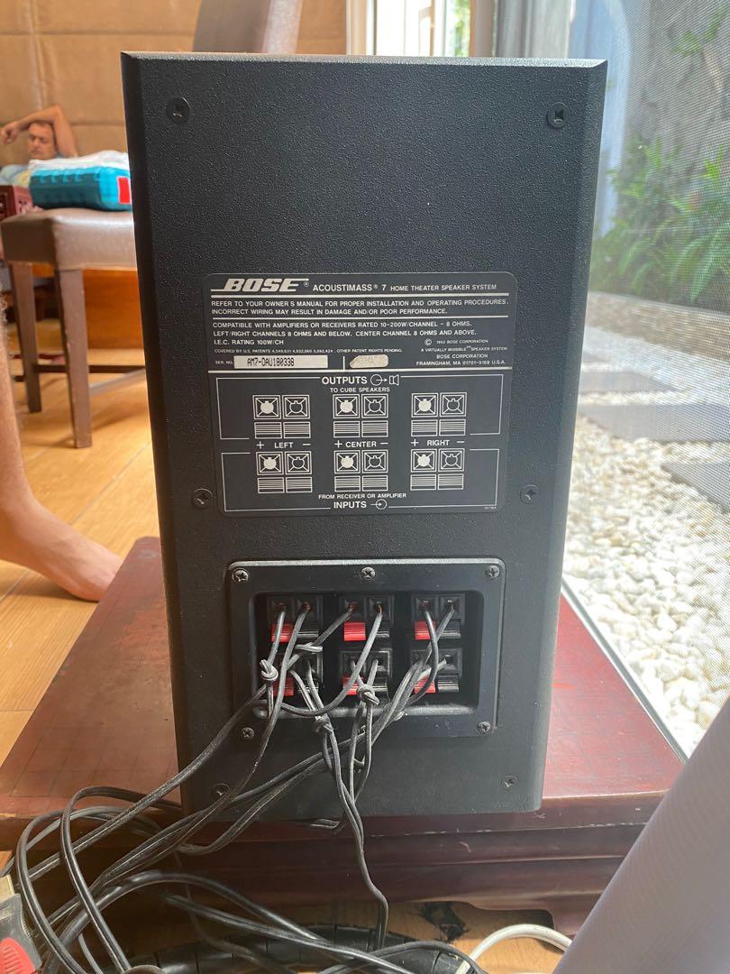 Bose Acoustimass 7 Speakers - Full Set with Stands, Audio, Soundbars ...
