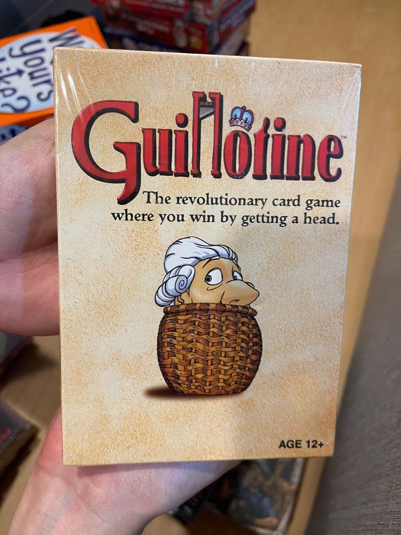*Brand New Authentic Sealed* Guillotine Card Game, Hobbies & Toys, Toys ...