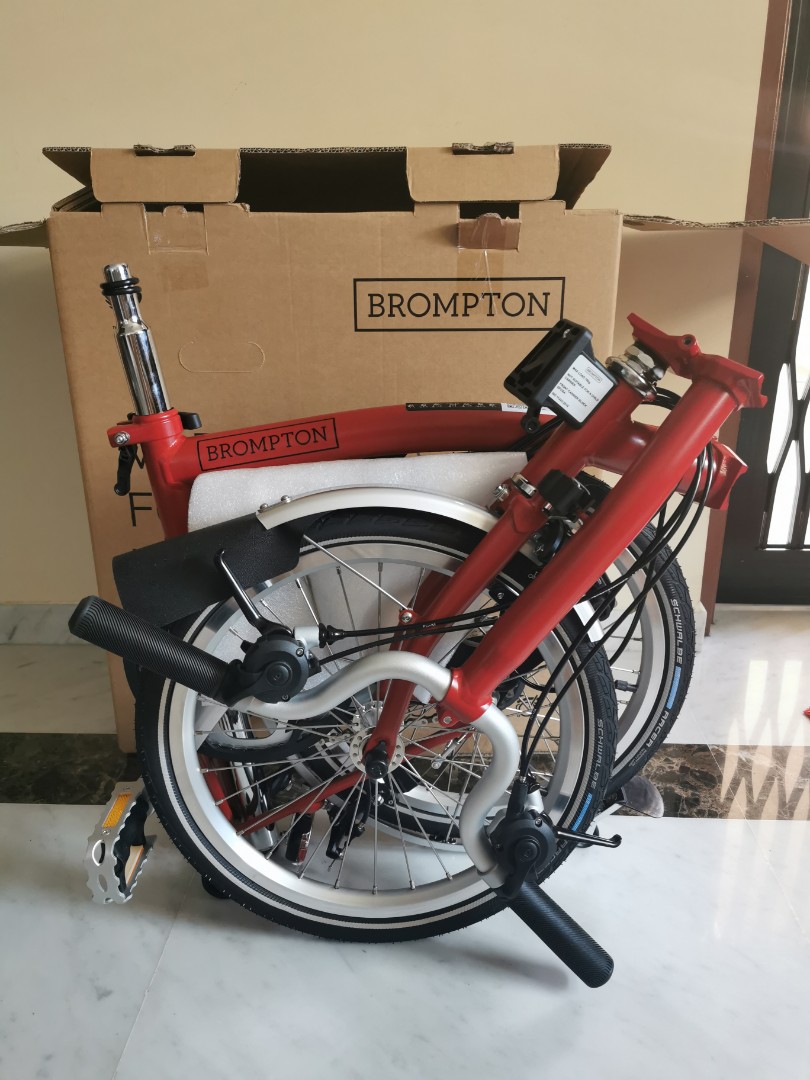 Brompton M6L house red., Sports Equipment, Bicycles & Parts, Bicycles ...