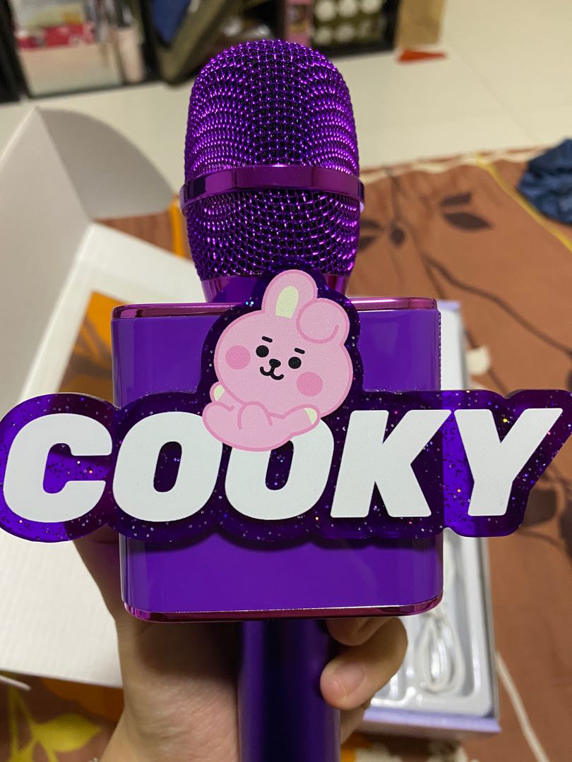 BT21 Jungkook Cooky Wireless Microphone, Hobbies & Toys, Memorabilia & Collectibles, K-Wave on ...