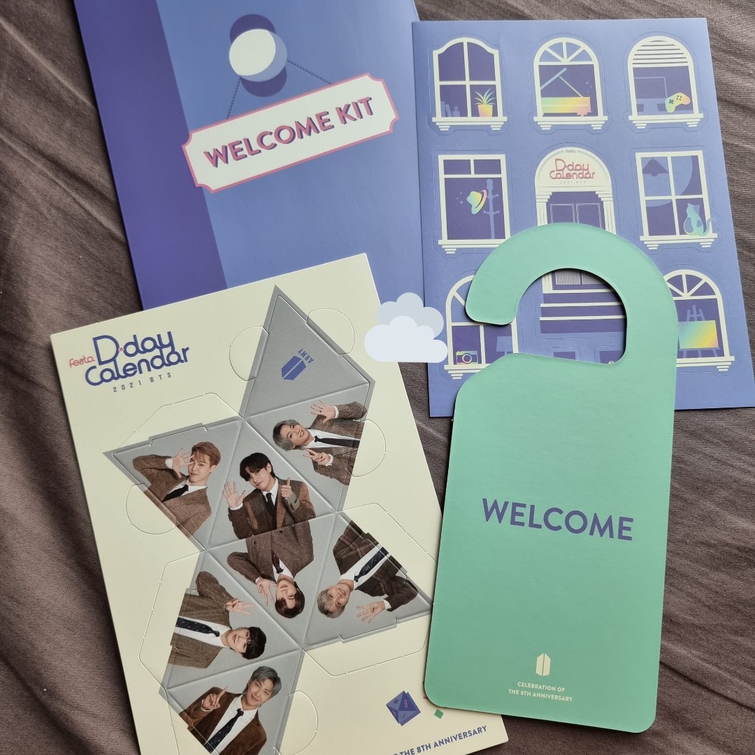 BTS Festa Calendar Welcome Kit, Hobbies & Toys, Memorabilia ...