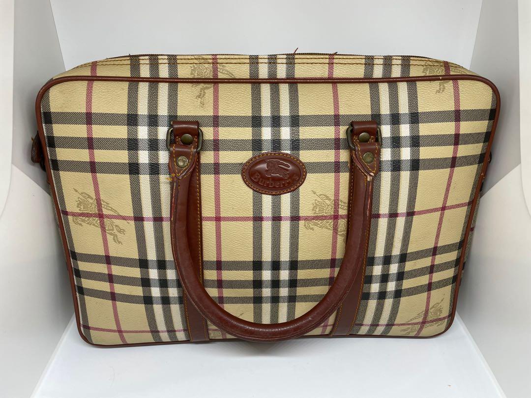 Burberry Laptop Bag, Luxury, Bags & Wallets on Carousell