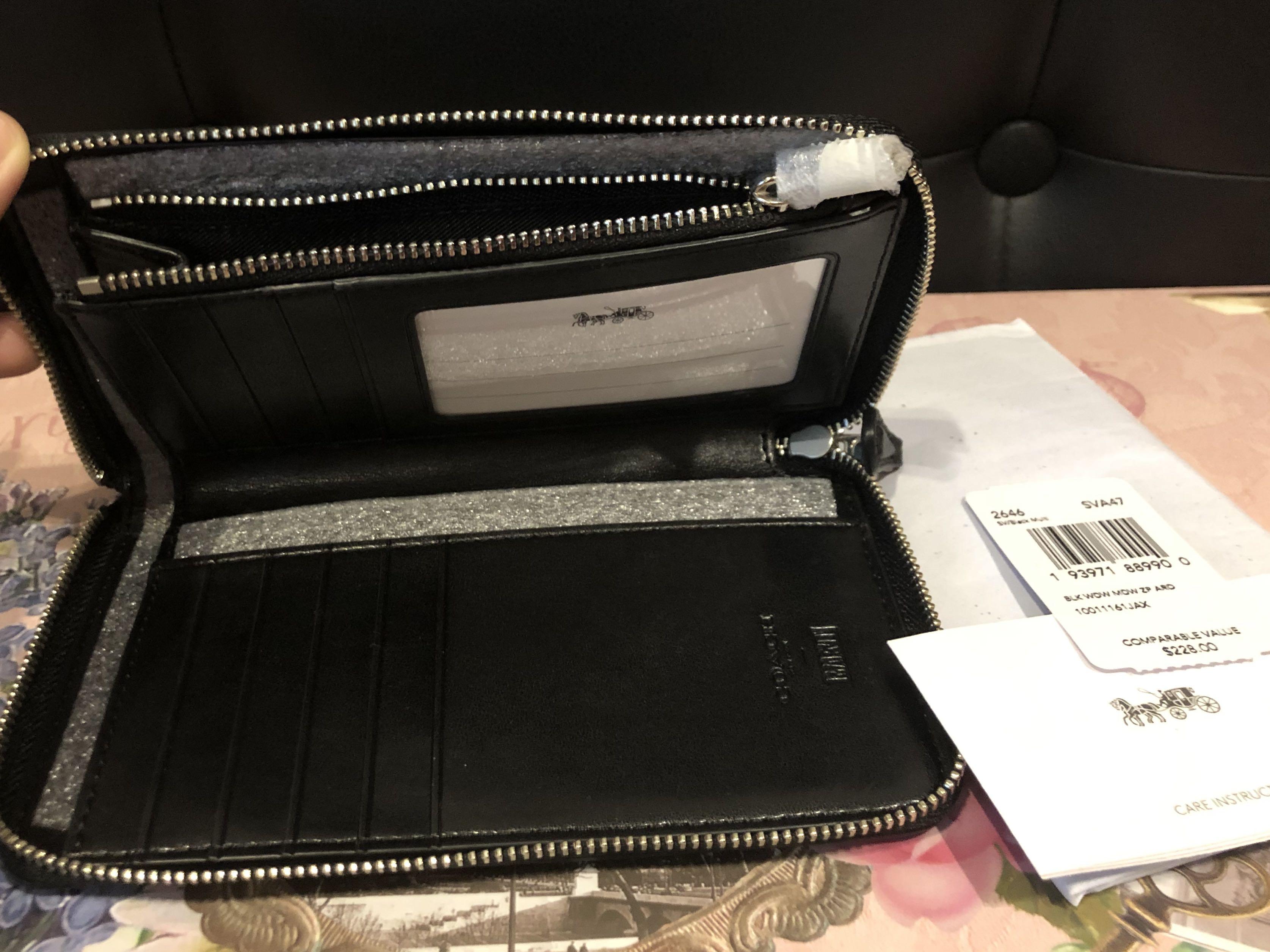 Coach x Marvel Black Widow Wallet, Luxury, Bags & Wallets on Carousell