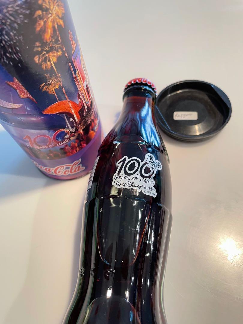Coca-Cola Walt Disney World 100 Years of Magic Coke Bottle W/ Tube ...