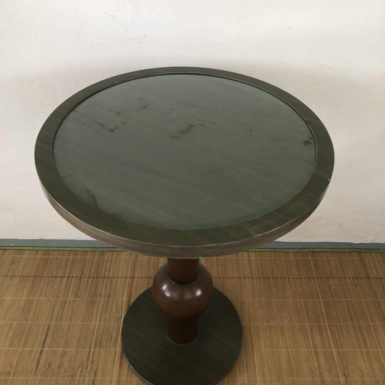 Cute round table with glass top from Hock Siong, Furniture & Home ...