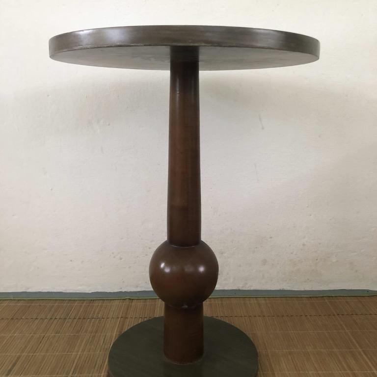 Cute round table with glass top from Hock Siong, Furniture & Home ...