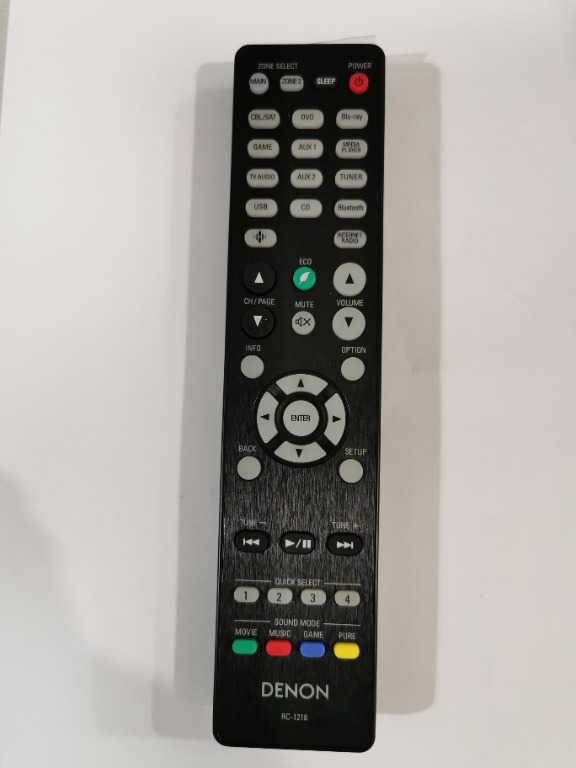 Denon remote control, Audio, Soundbars, Speakers & Amplifiers on Carousell
