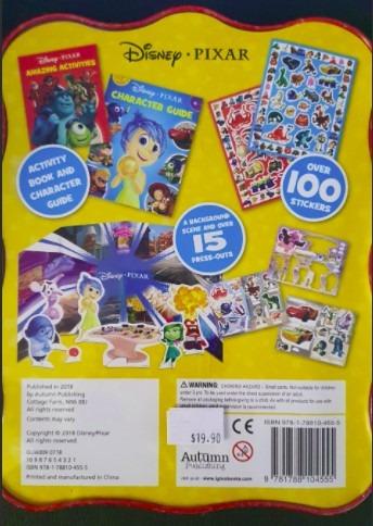 Disney Pixar Activity Book with stickers, Hobbies & Toys, Books ...