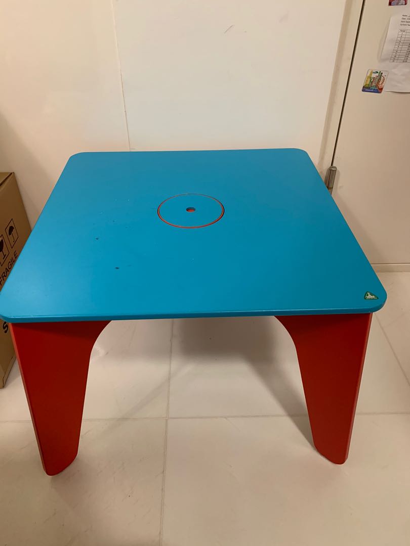 ELC Wood Table and 1 chair, Babies & Kids, Baby Nursery & Kids ...