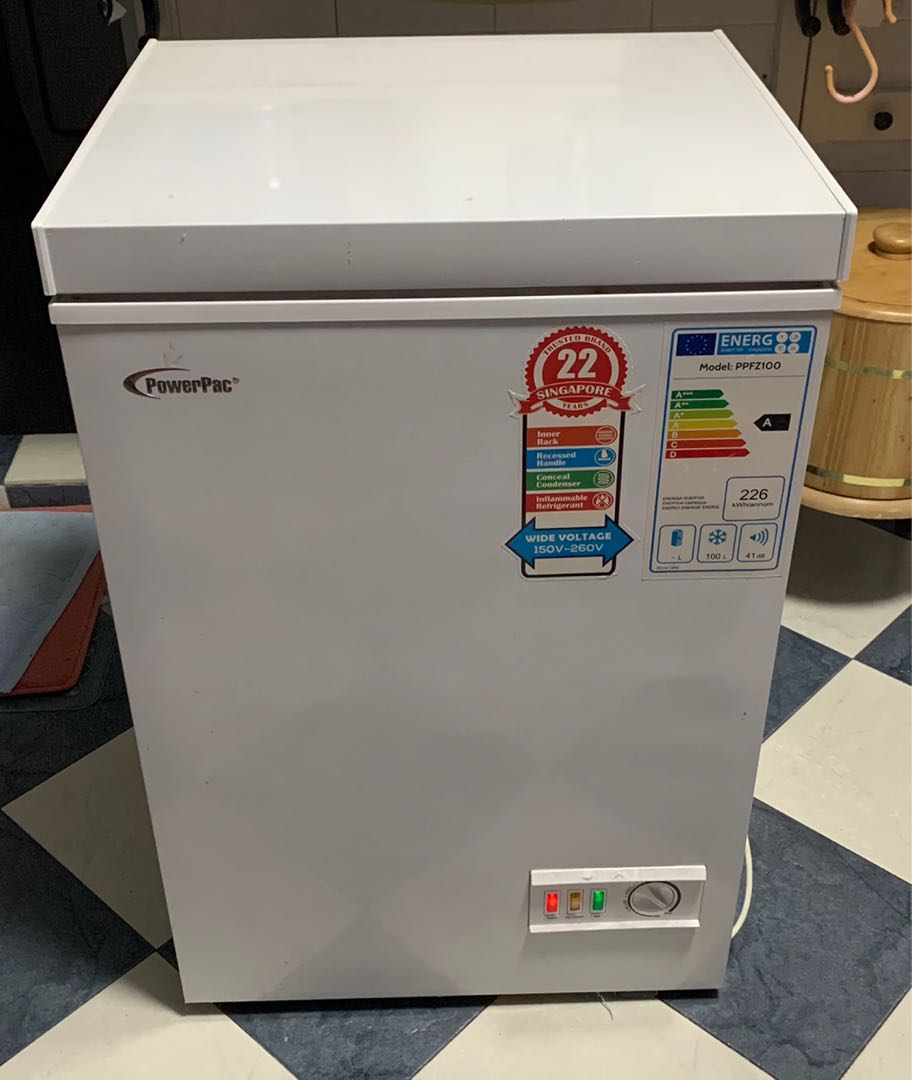 Free delivery! PowerPac Chest Freezer Refrigerator breastmilk freezer ...