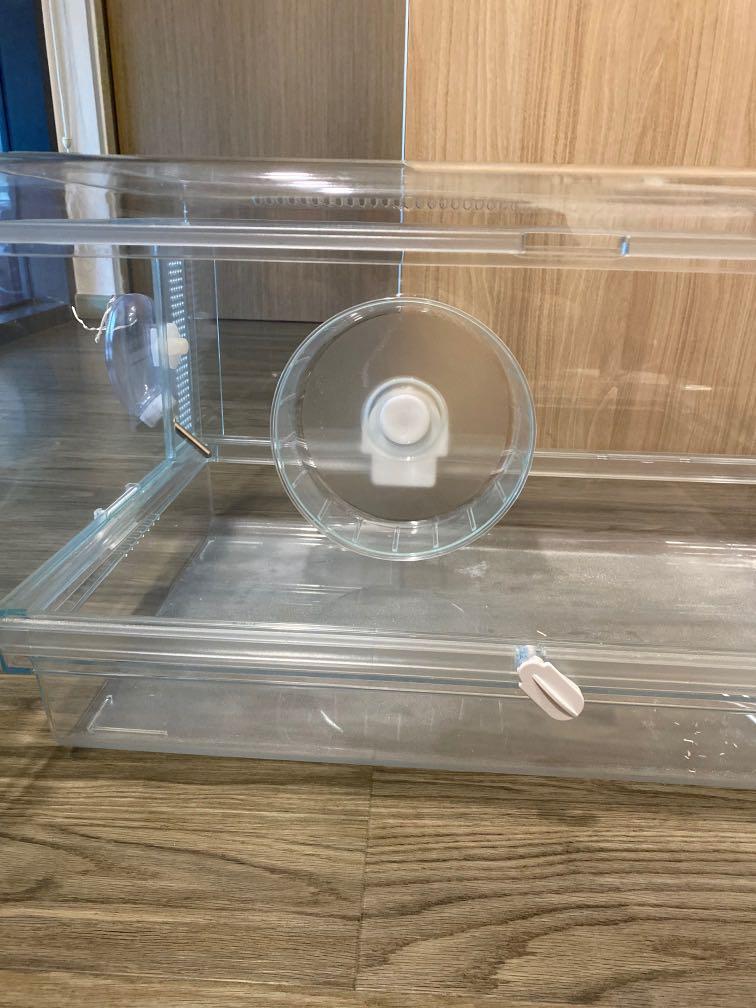 Hamster cage ,GEX GLASS HARMONY 600 PLUS from hamster haven, Pet Supplies, Homes & Other Pet ...