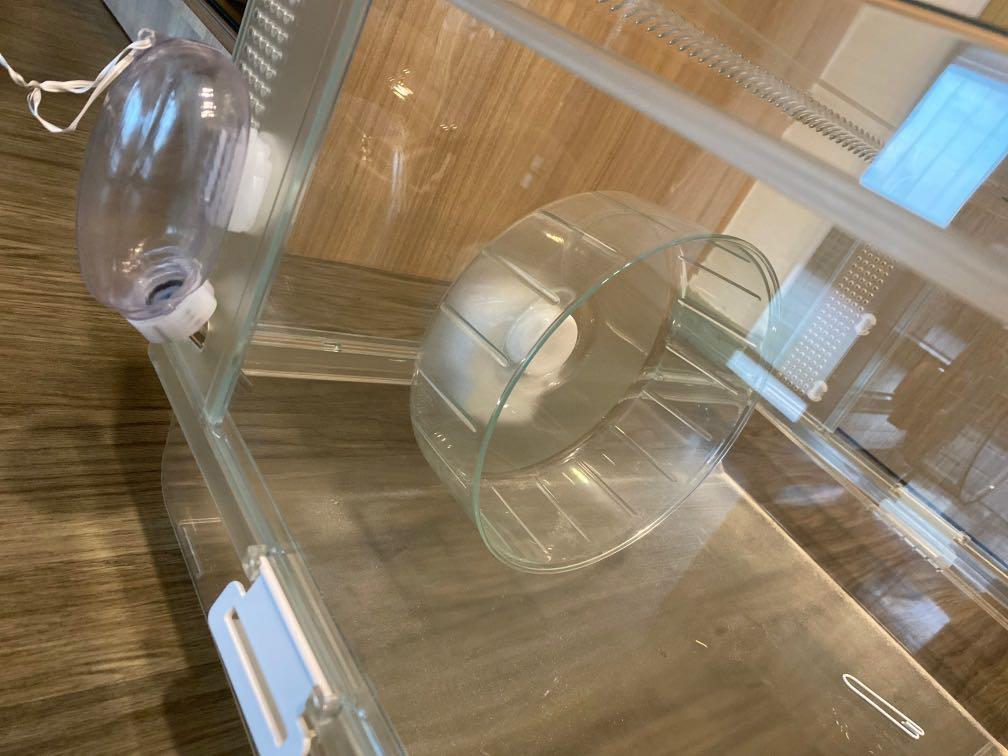 Hamster cage ,GEX GLASS HARMONY 600 PLUS from hamster haven, Pet Supplies, Homes & Other Pet ...