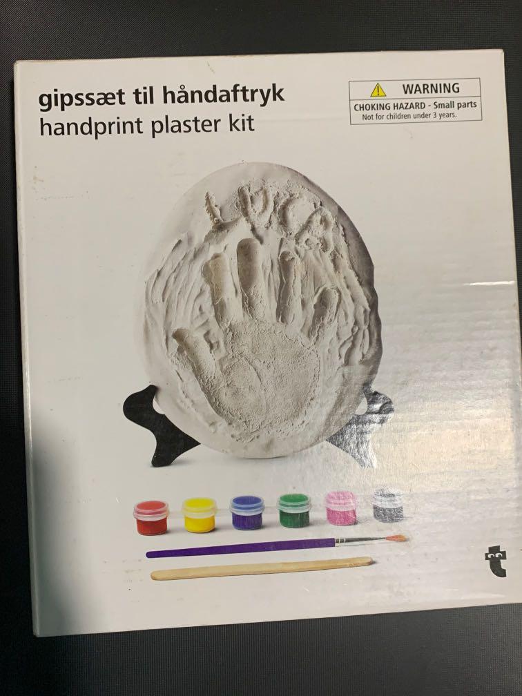 Handprint plaster kit, Hobbies & Toys, Stationary & Craft, Handmade ...