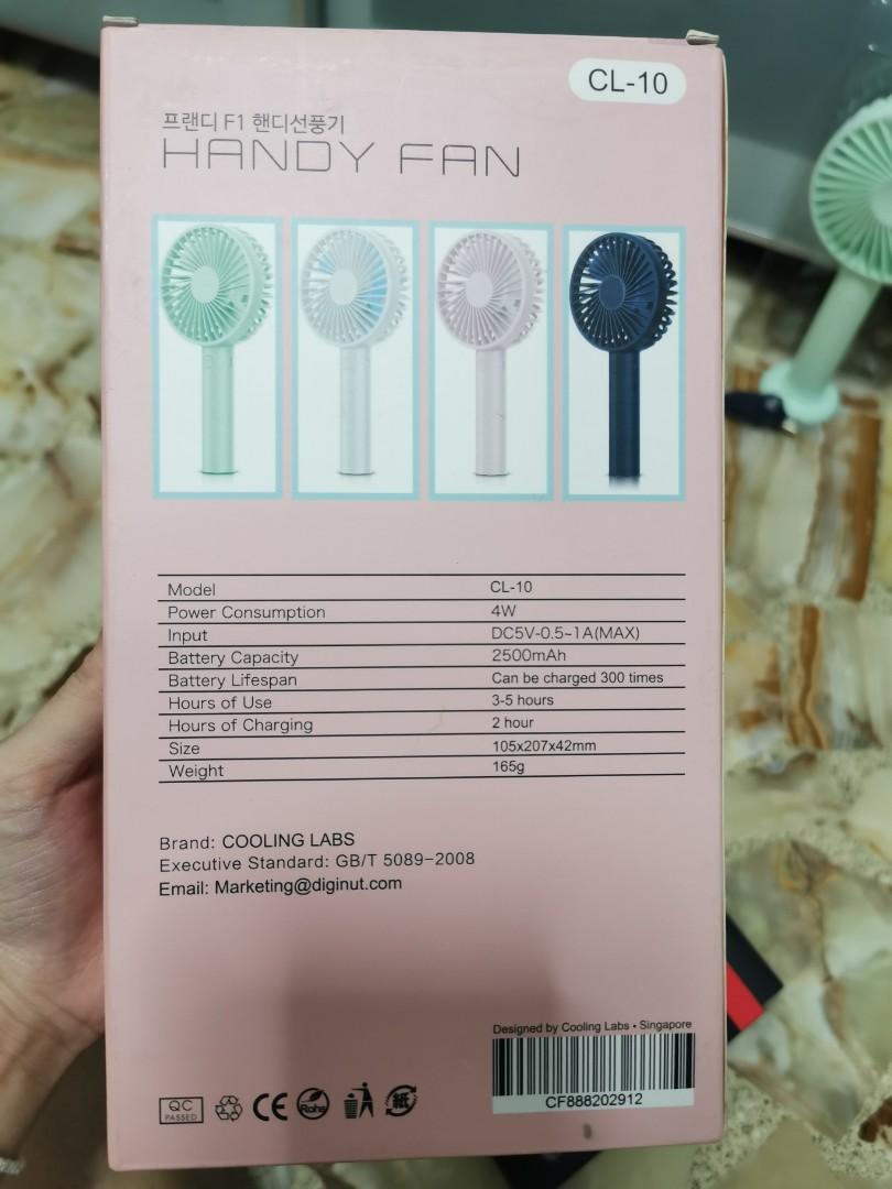Handy Fan, Furniture & Home Living, Lighting & Fans, Fans on Carousell