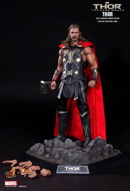 Hot Toys 1/6 MMS224 Thor The Dark World Light Asgard Armor Collectible ...