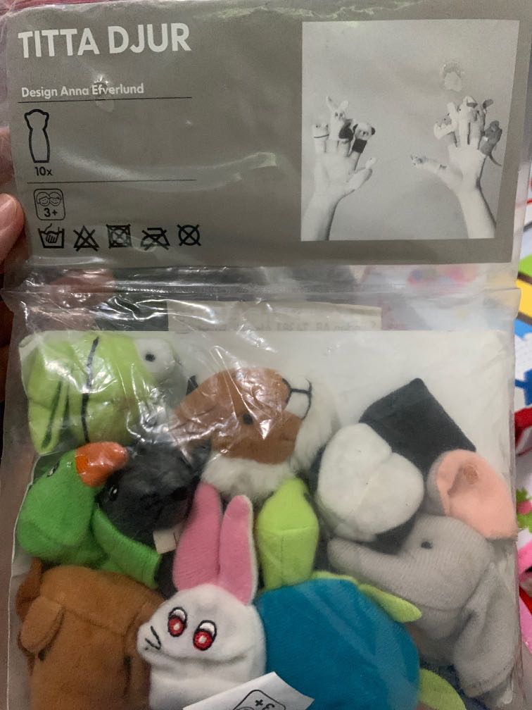 Ikea finger puppets, Babies & Kids, Infant Playtime on Carousell