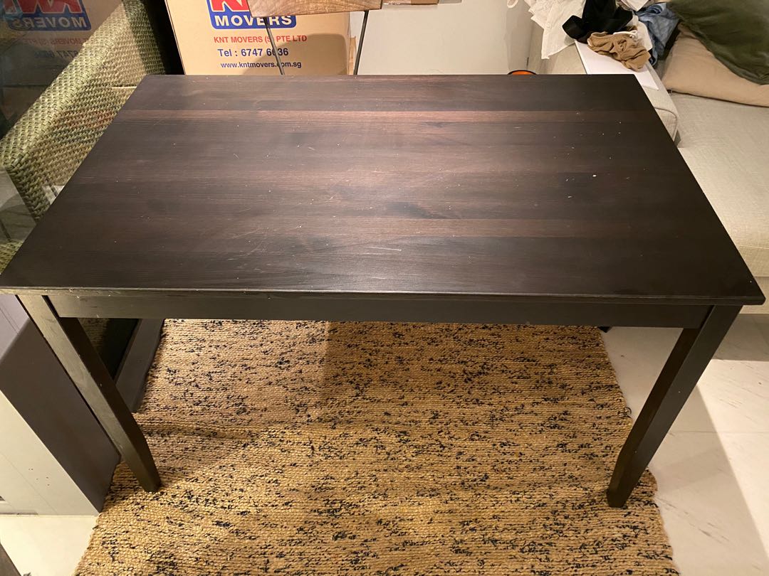IKEA Lerhamn dining table/desk good condition, Furniture & Home Living ...