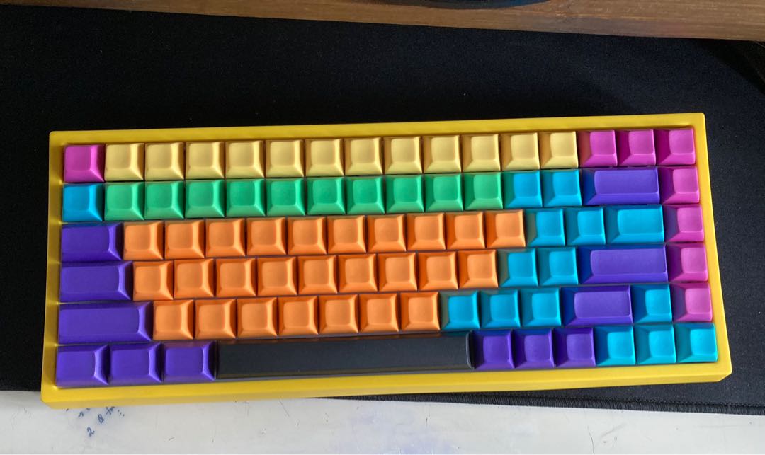 Jklp 84 無線 2.4ghz wireless type-c hot swapped brown switch mechanical keyboard 熱拔插 機械鍵盤 茶軸, 電腦 ...