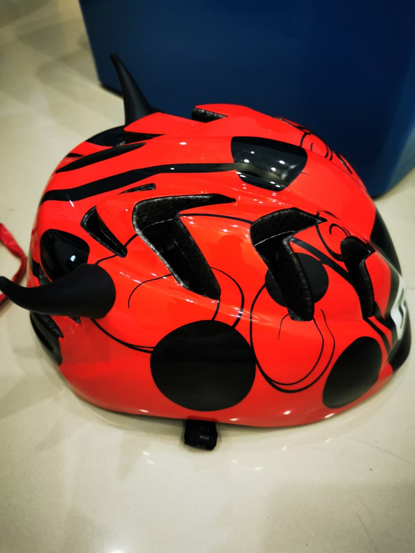 Ladybug helmet and knee, elbow and wrist guard., Sports Equipment ...