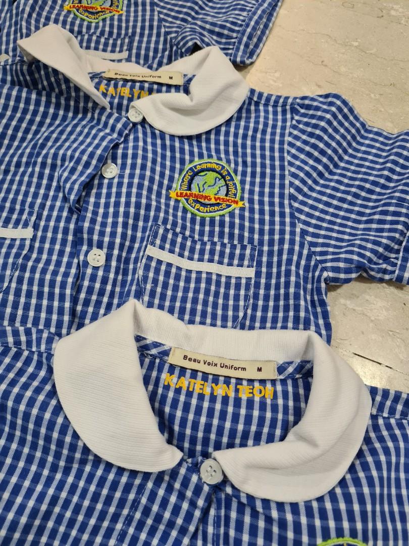 Learning vision girls uniform (M), Babies & Kids, Babies & Kids Fashion ...