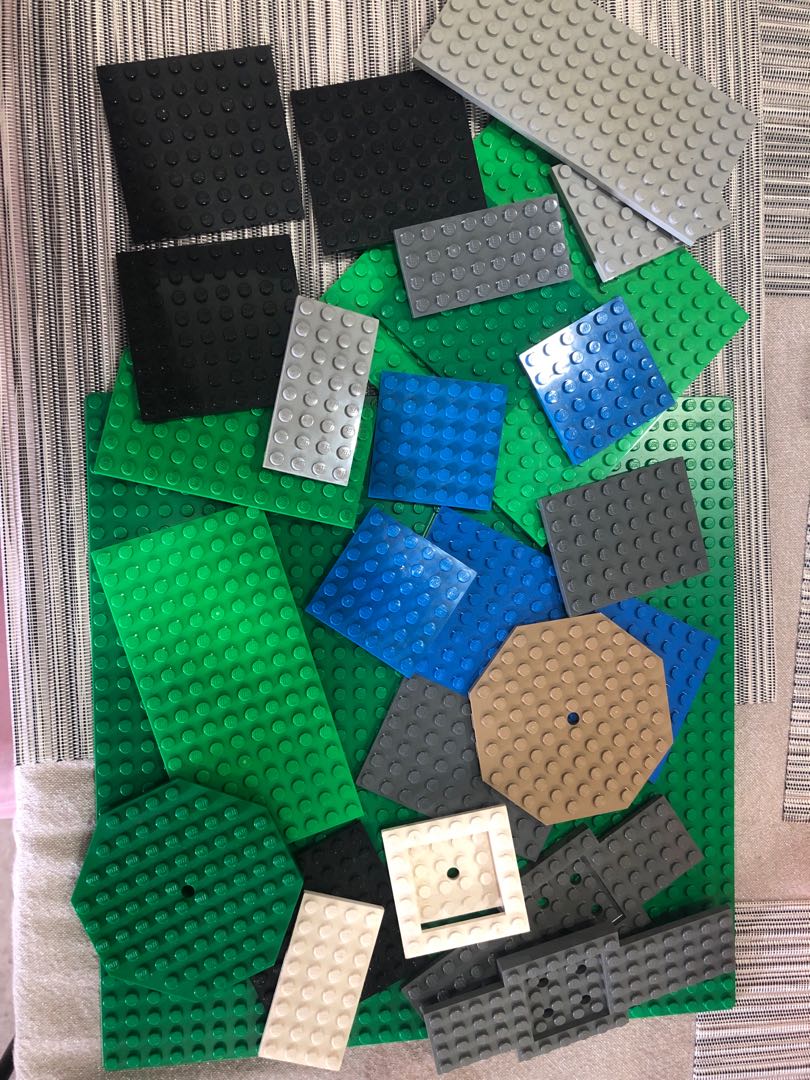 Lego (used) Base Plates, Hobbies & Toys, Toys & Games on Carousell