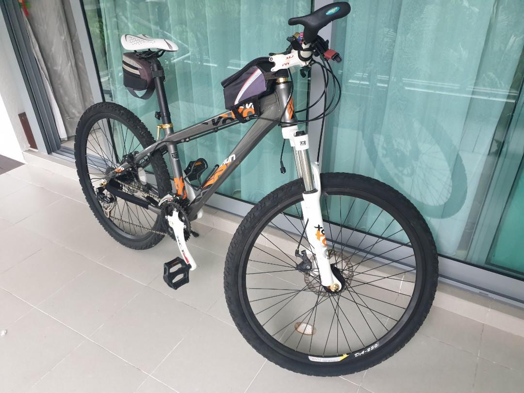 Lerun mountain bike with shimano gear and accessories, Sports Equipment ...