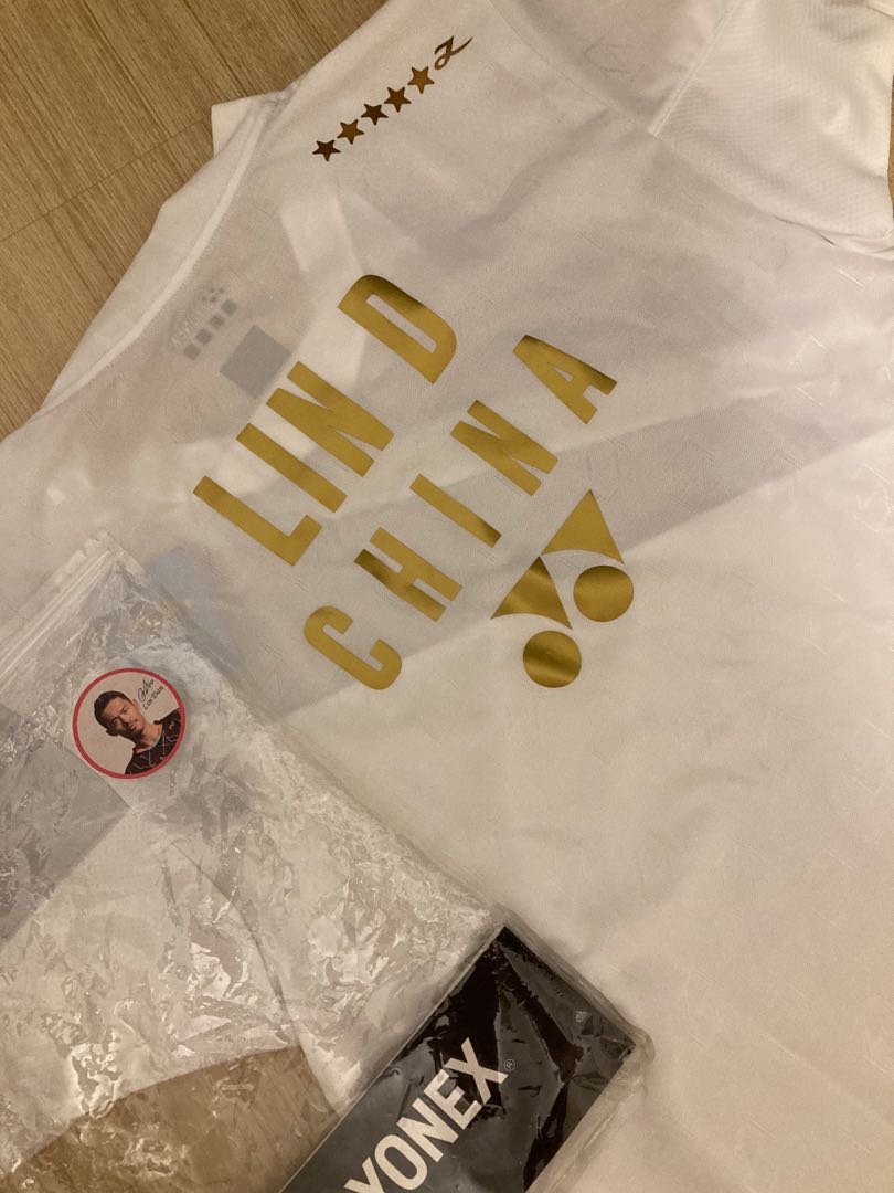 Lin Dan original jersey, Men's Fashion, Activewear on Carousell