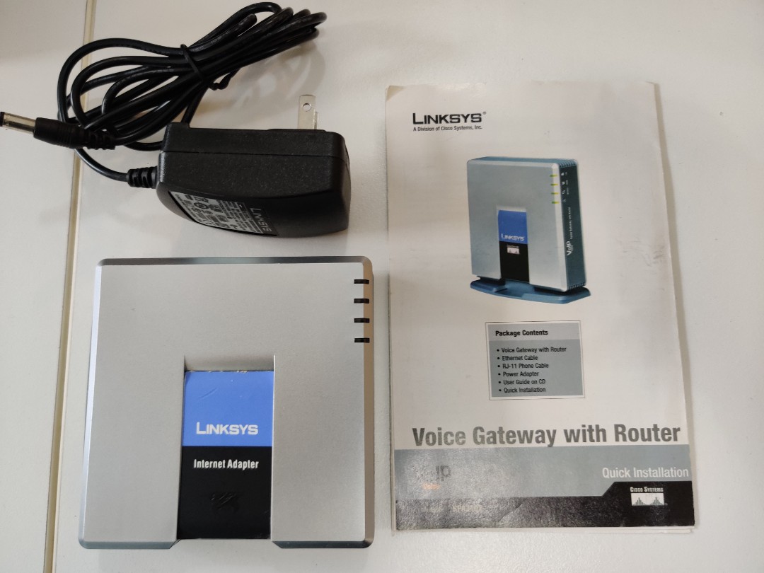 Linksys SPA3102 Voice Gateway with Router - great for learning VOIP ...