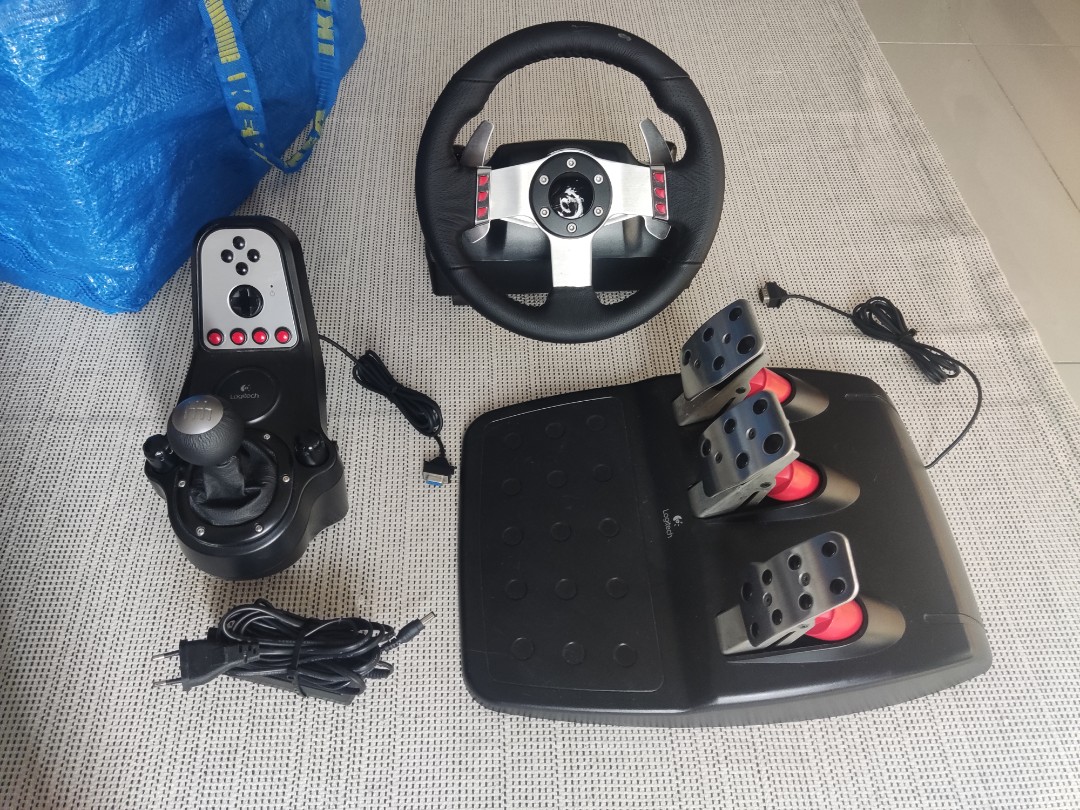 Logitech G27 Racing Wheel Game controller for PC, Video Gaming, Gaming ...