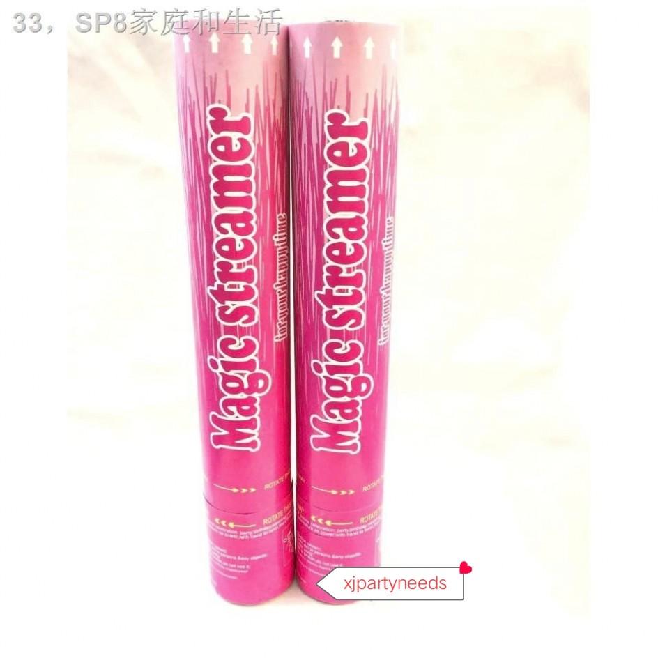 MAgic Streamer for Gender Reveal pink & blue, Announcements on Carousell