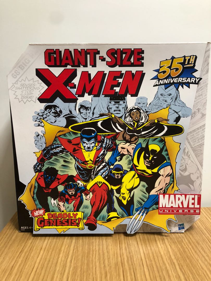 Marvel Universe Giant Size X-Men Wolverine Nightcrawler Cyclops Storm ...