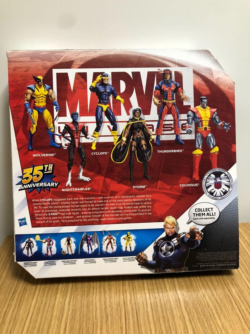 Marvel Universe Giant Size X-Men Wolverine Nightcrawler Cyclops Storm ...