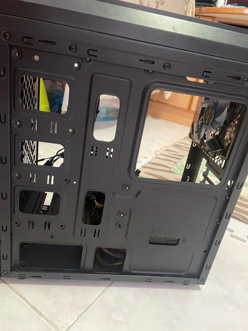 Matx case( tecware f3 ) with power supply and sata cable, Computers ...