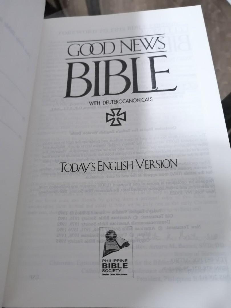 MAY THEY BE ONE BIBLE (GOOD NEWS TRANSLATION WITH DEUTEROCANONICAL ...