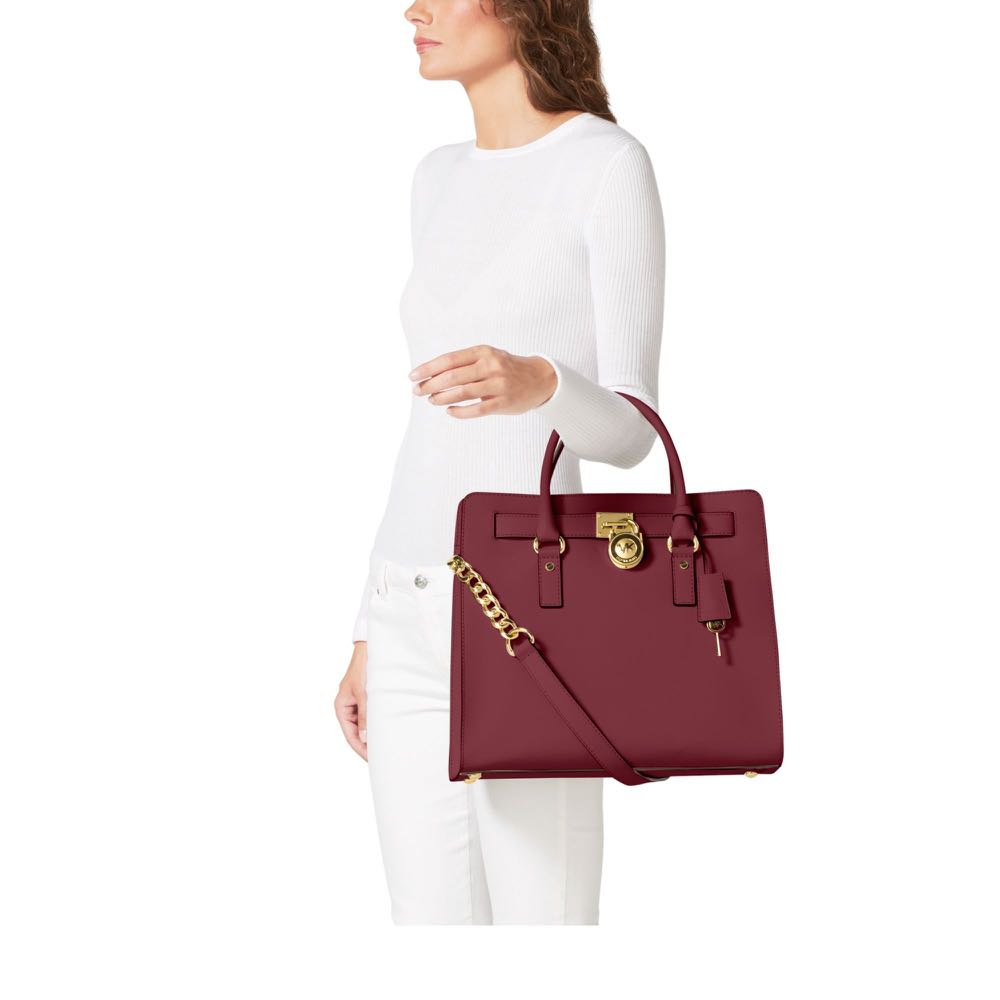 Michael Kors Hamilton Large Tote, Women's Fashion, Bags & Wallets, Tote Bags on Carousell