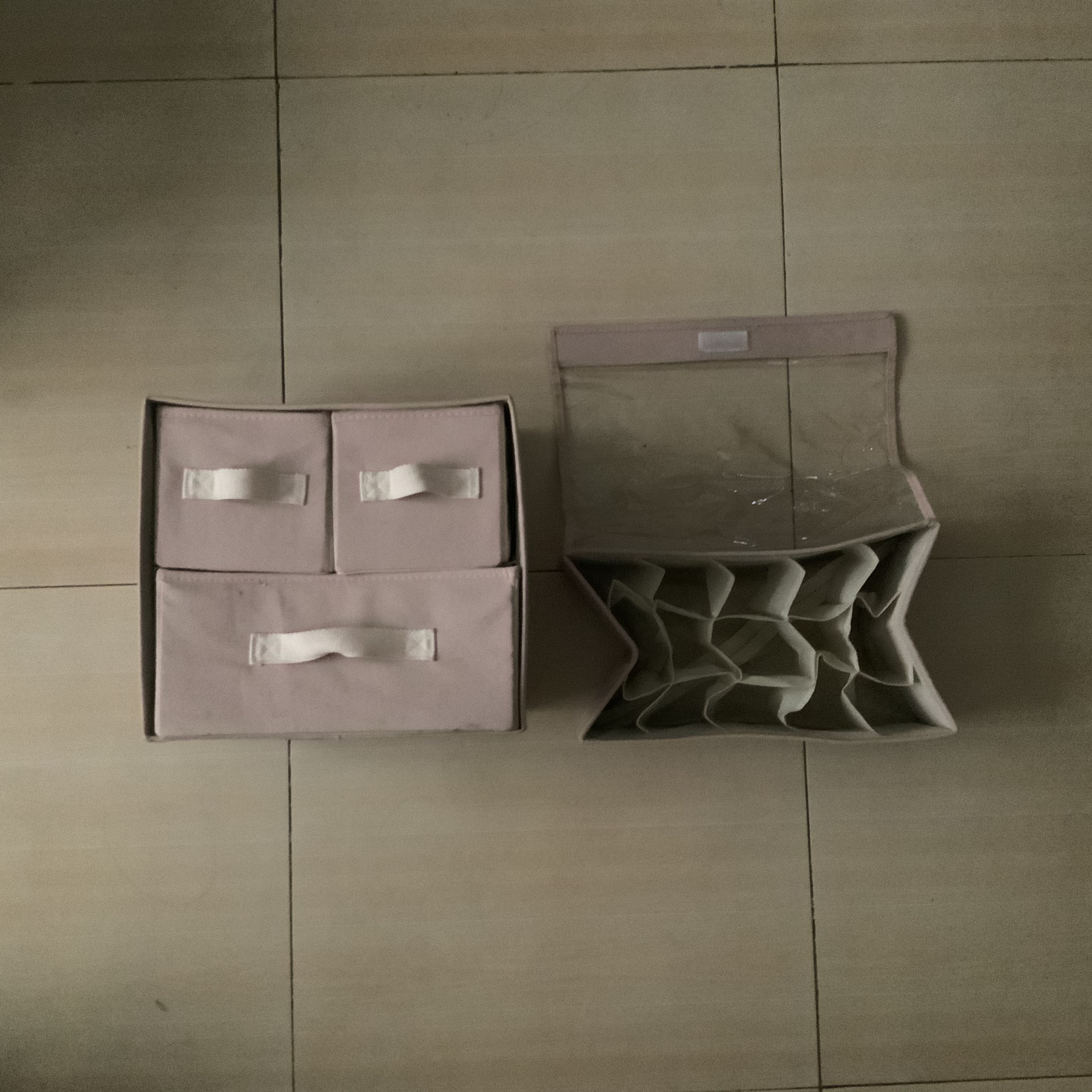 Miniso Pastel Pink Storage, Furniture & Home Living, Home Improvement ...