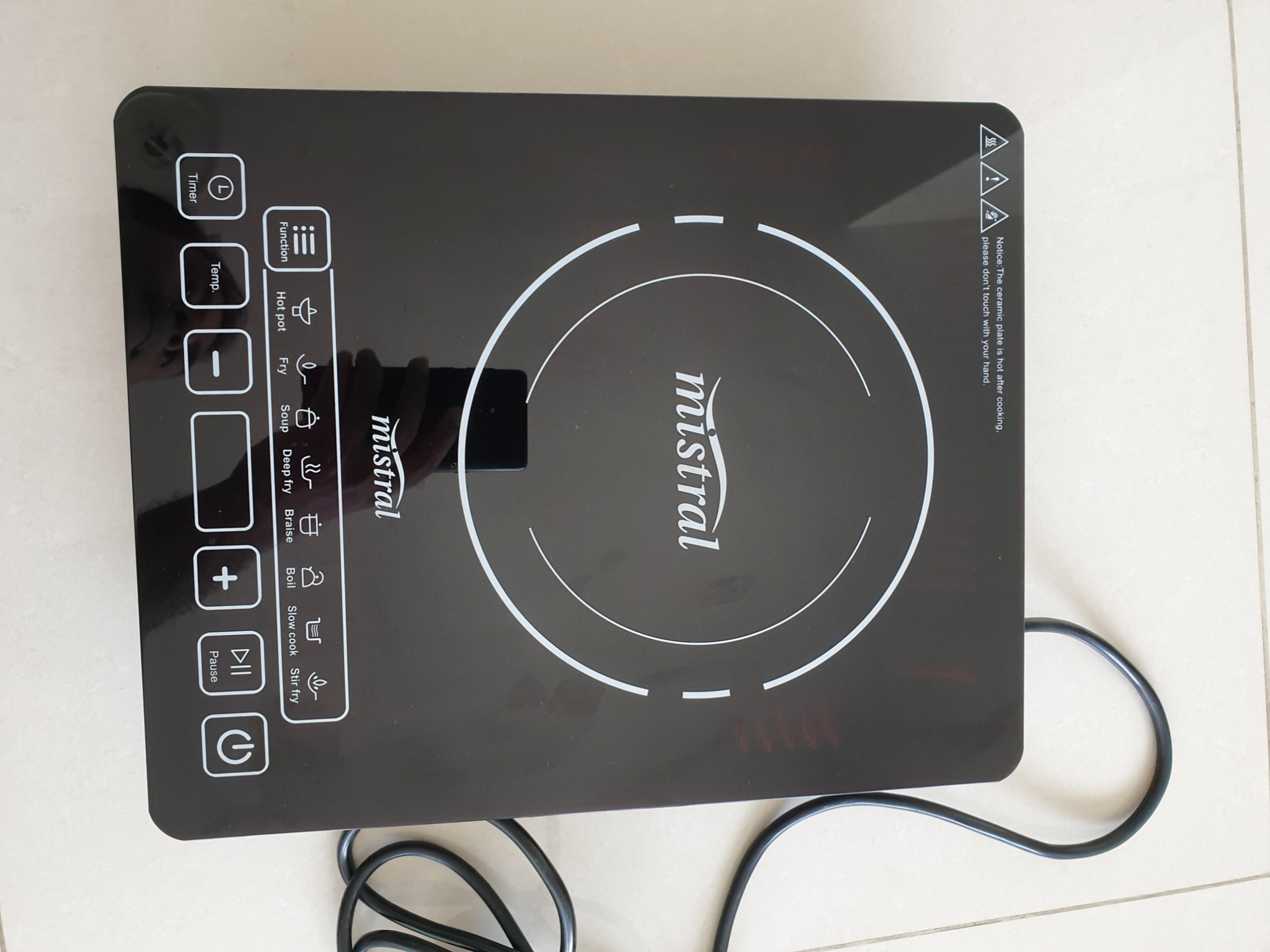 INDUCTION COOKER MISTRAL - like New, TV & Home Appliances, Kitchen ...