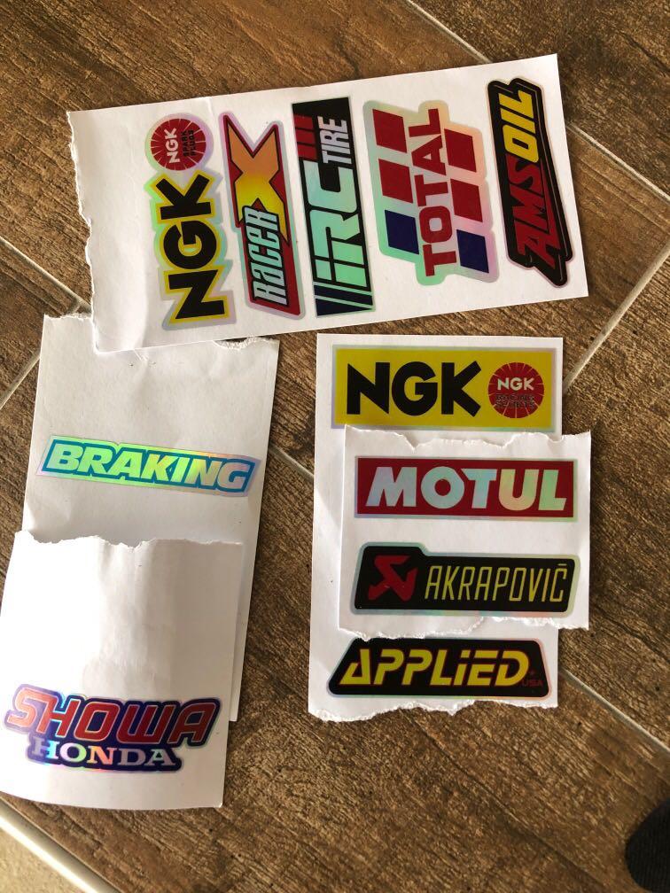 Motorcycle Hologram Laser Stickers, Motorcycles, Motorcycle Accessories ...