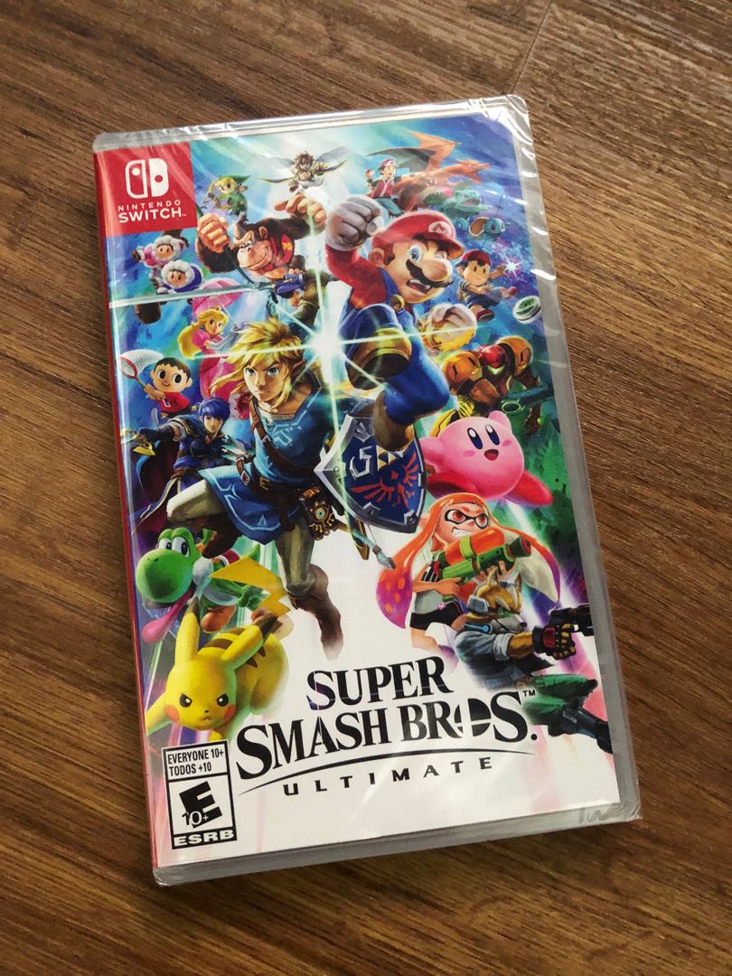 Nintendo Switch Super Smash Bros Ultimate SSB Mario Link Samus Pikachu ...