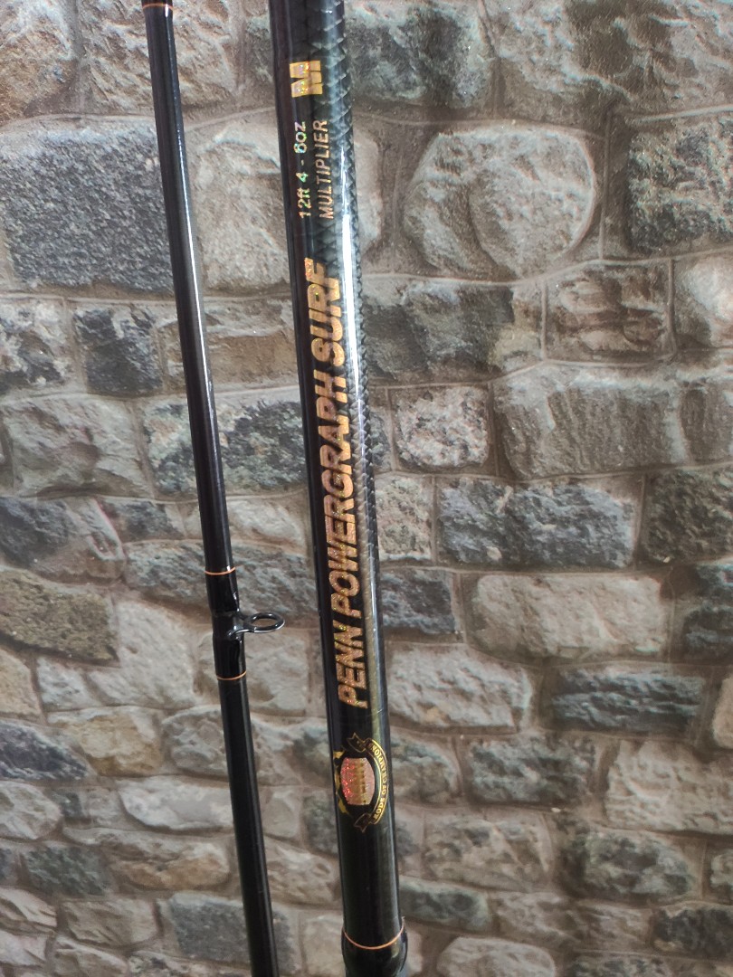 Penn powergraph surf multiplier rod 12ft, Sports Equipment, Fishing on ...