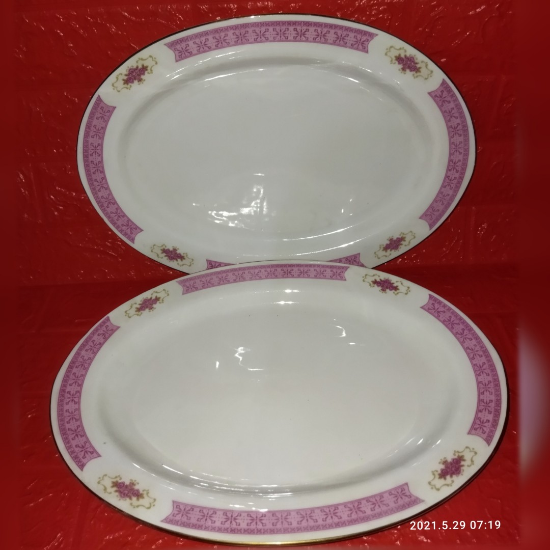 Piring Lodor Jumbo lawas jadul antik S 40cm, Antik, Lainnya di Carousell