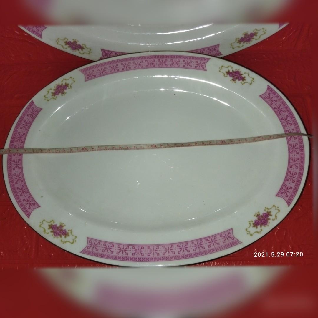 Piring Lodor Jumbo lawas jadul antik S 40cm, Antik, Lainnya di Carousell