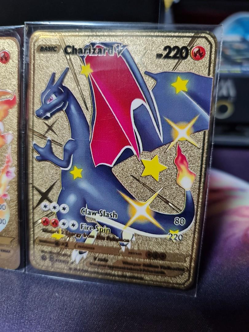 POKEMON CUSTOM CHARIZARD V, CHARIZARD VMAX, MCHARIZARD EX, Hobbies ...