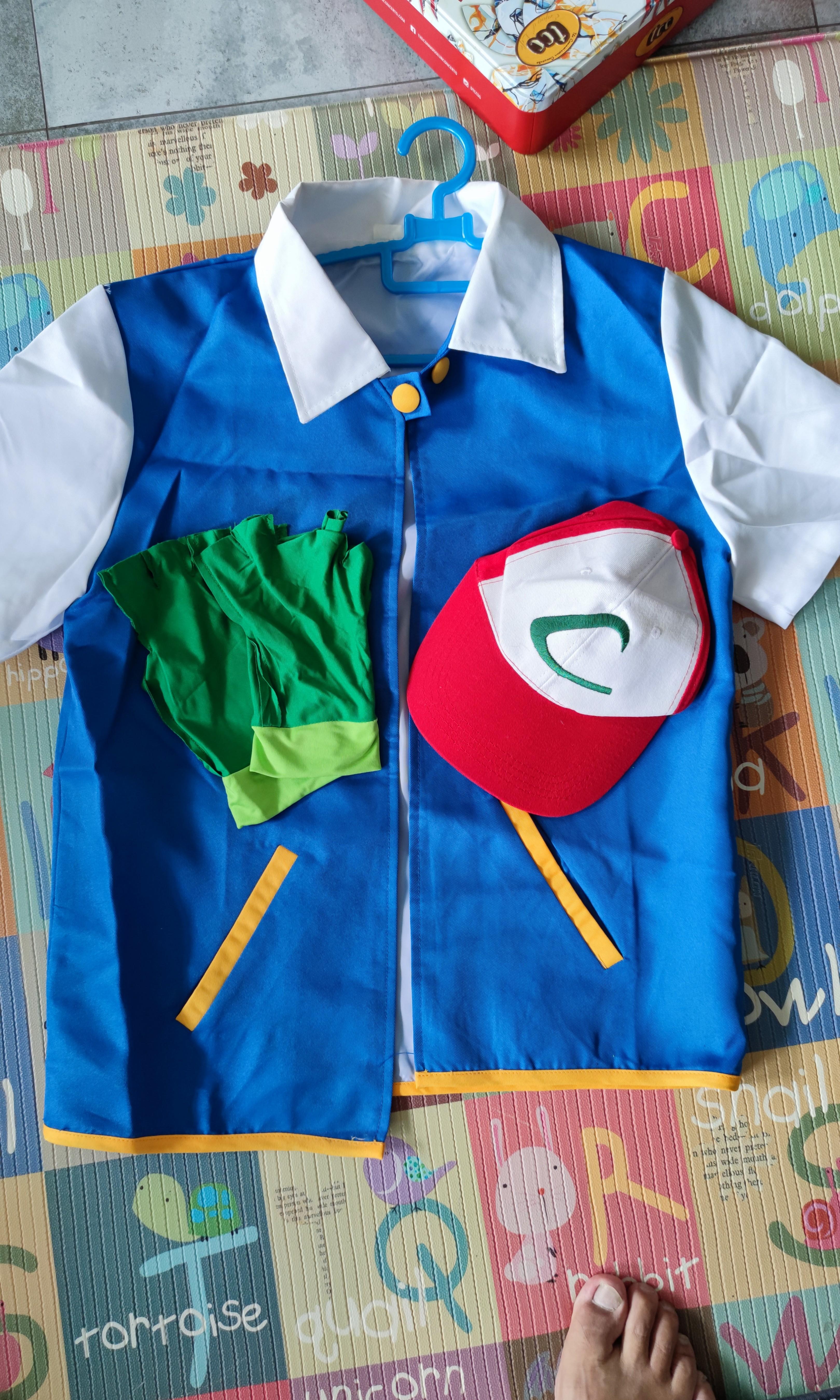 Pokemon trainer ash costume, Hobbies & Toys, Memorabilia & Collectibles ...