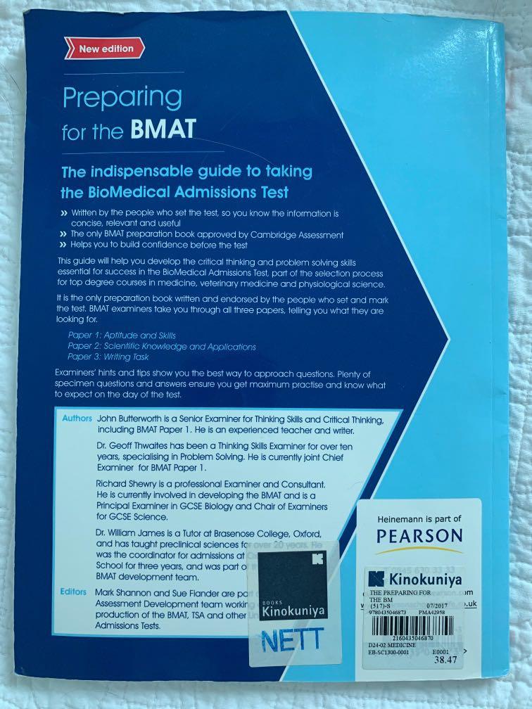 Preparing for the BMAT, Hobbies & Toys, Books & Magazines, Assessment Books on Carousell