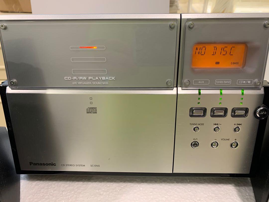 Rare Panosonic CD Player with Radio/Aux X2 sets, Audio, Other Audio ...