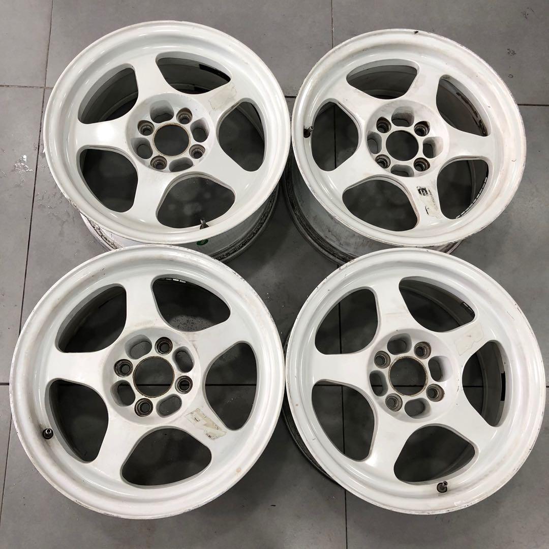 Rim Evo Regamaster 15x7jj pcd100, Auto Accessories on Carousell