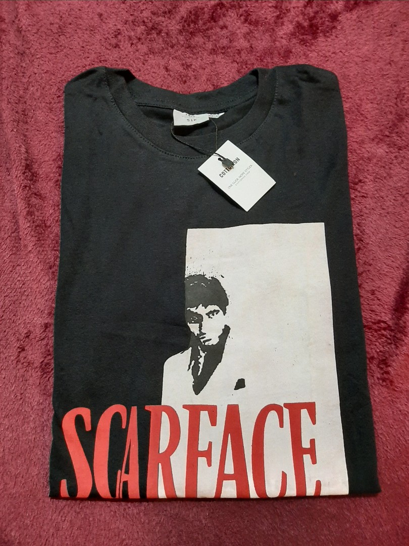 ScarFace, Men's Fashion, Tops & Sets, Tshirts & Polo Shirts on Carousell