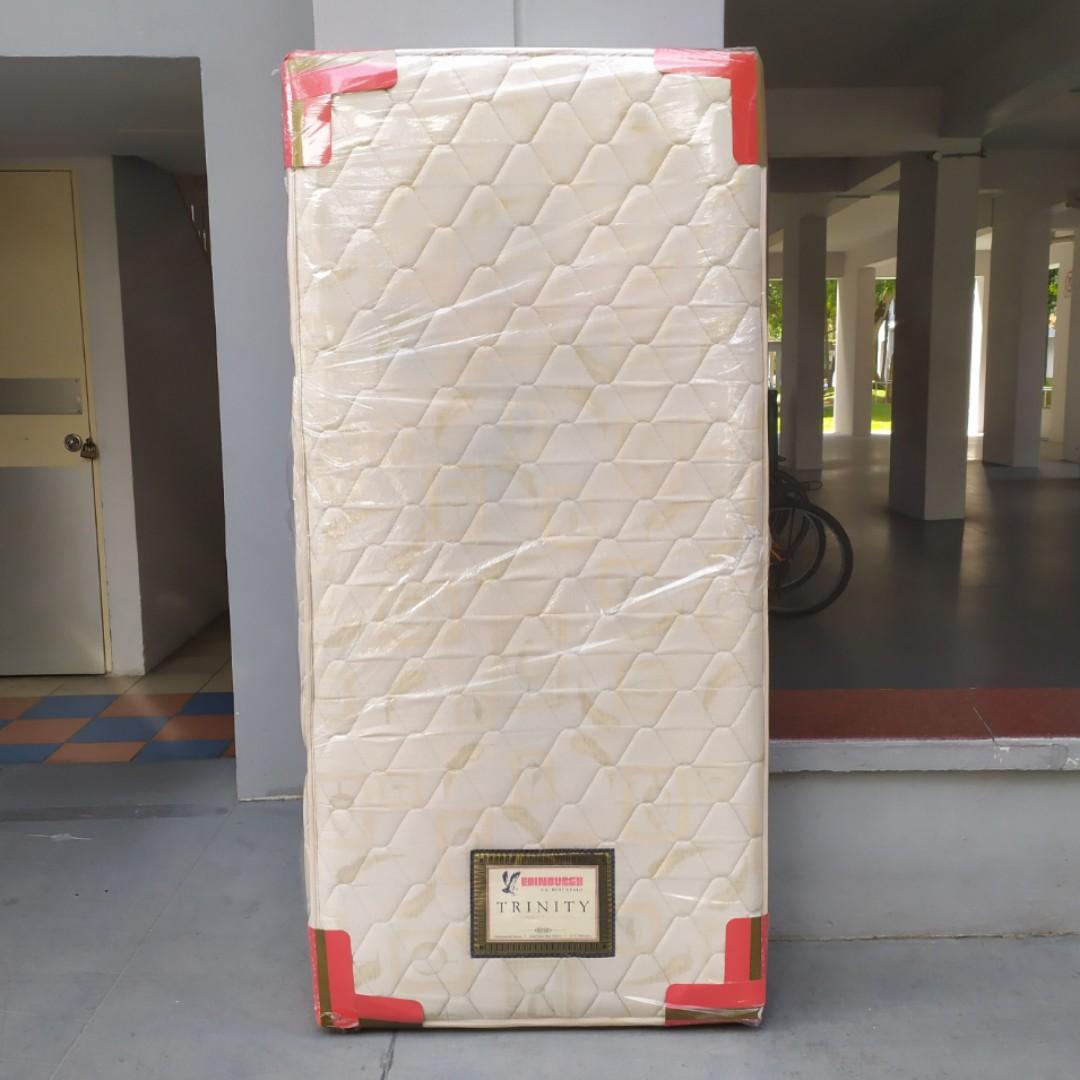 Single size orthopedic spring mattress, Furniture & Home Living ...